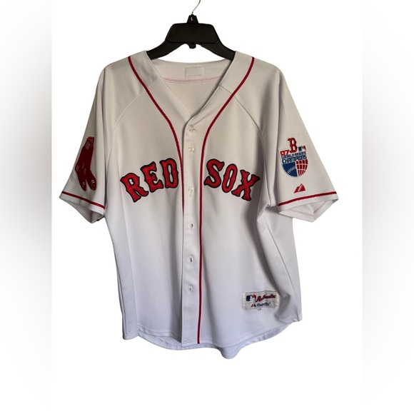 Authentic MLB | Shirts | Vintage Boston Red Sox Jersey | Poshmark